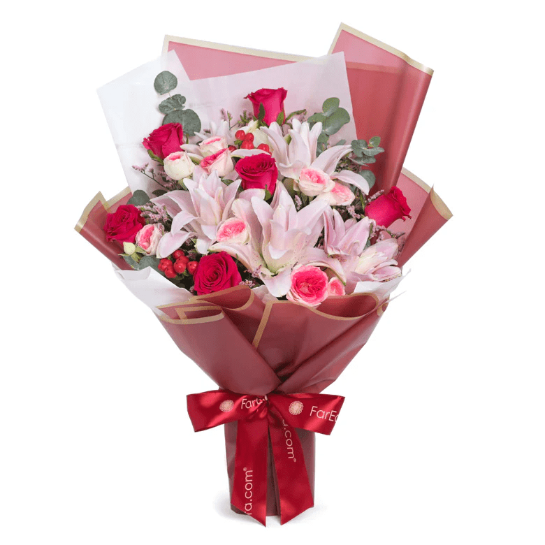 Eternal Blooms Bouquet | Timeless Fresh Flowers | Far East Flora