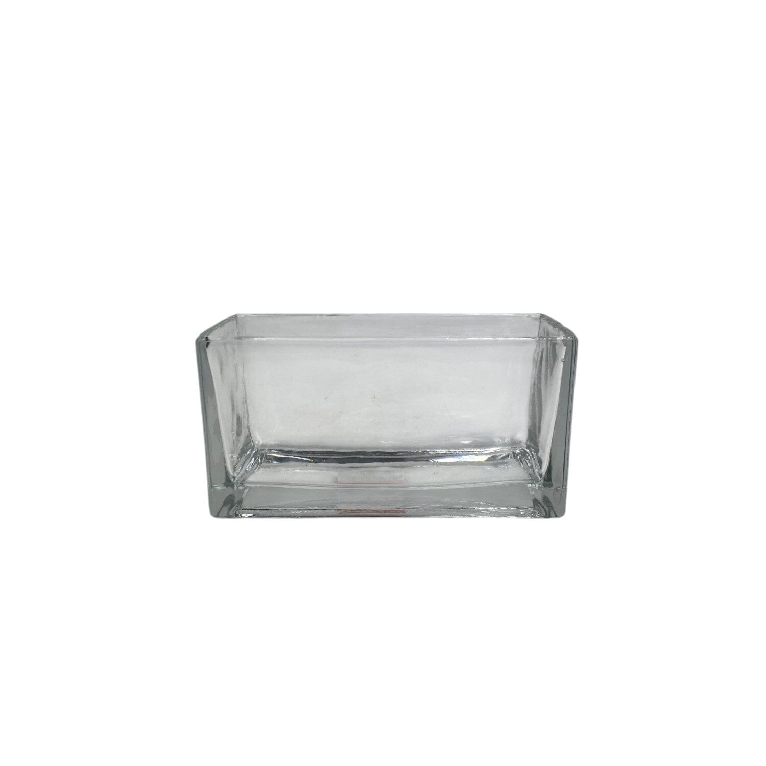 Glass Rectangle Vase 19.5cm(D) x 10cm(H) – Floristika.com.my