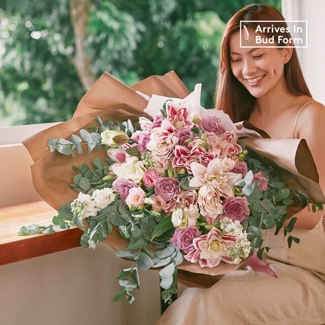 Fresh Flower Rose & Lily Bouquet | Floristika Bangsar