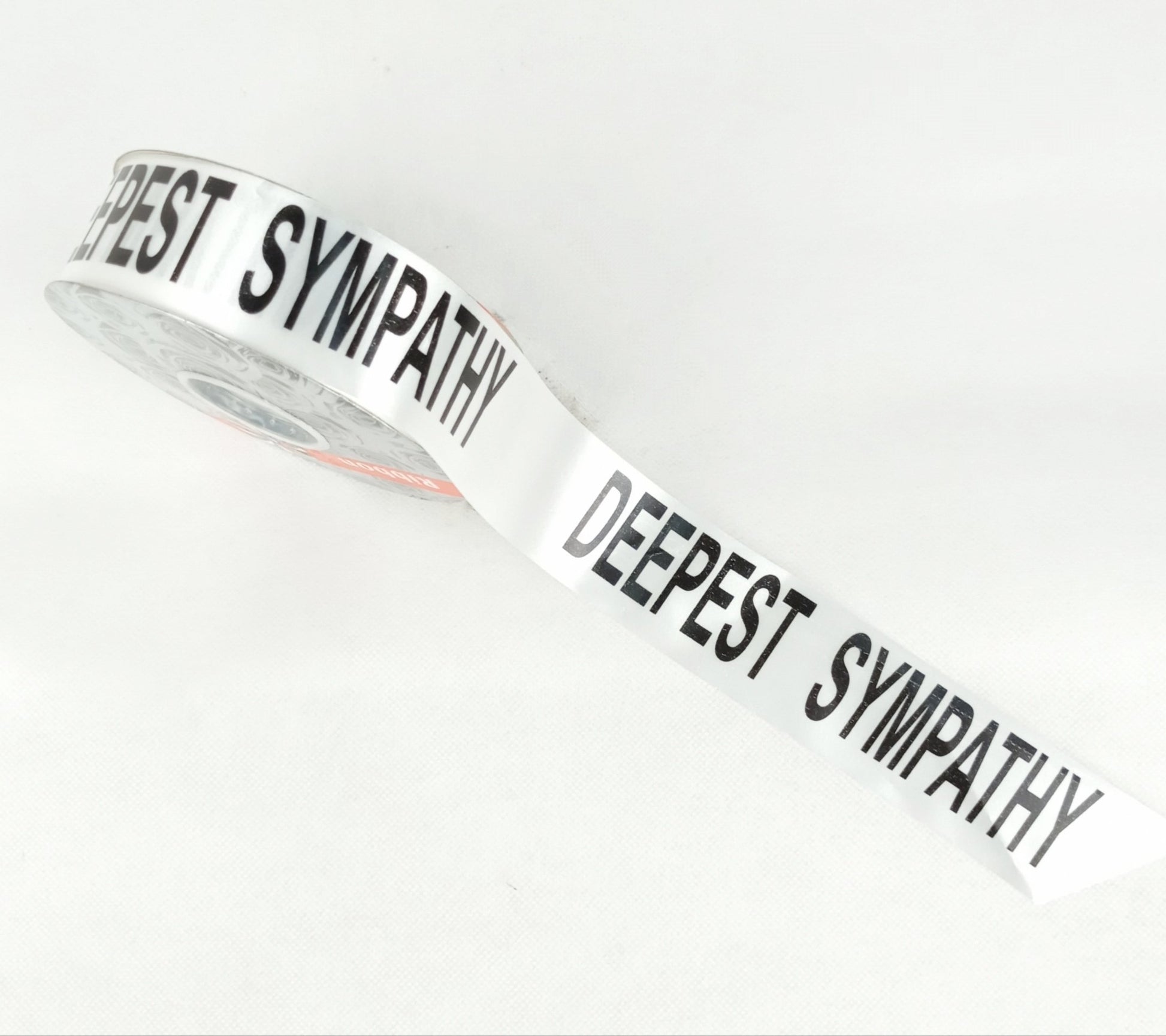 Plastic Ribbon Deepest Sympathy - Silver – Floristika.com.my